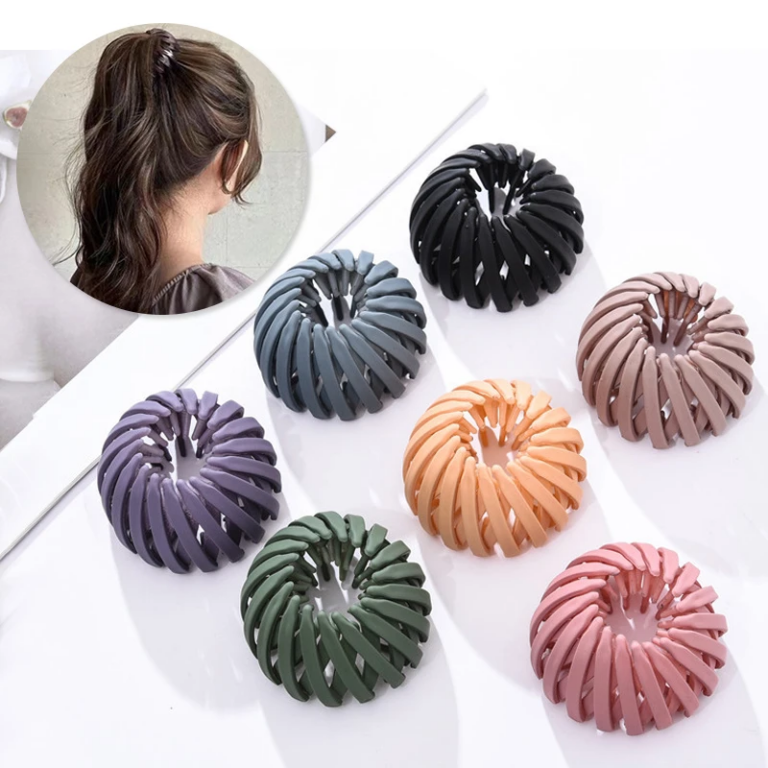 Black Expandable Ponytail Holder - Style Us