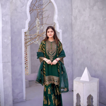 Pakistani Three Piece Suit Women Wear | Ready Made Dresses